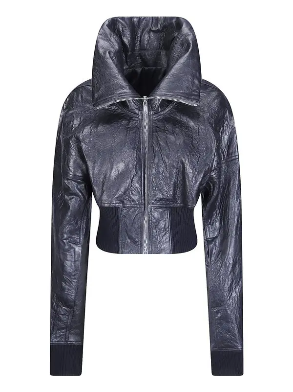 Rick Owens Long-sleeved Casual Jacket - Black