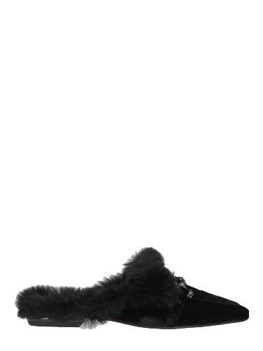 TOSCA BLU Mules & Clogs Size Textile Fibers - Black