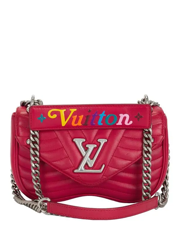 LOUIS VUITTON New Wave Chain Pm Shoulder Bag - Red