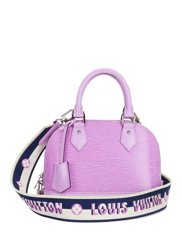 LOUIS VUITTON Epi Alma Bb Handbag In Purple - Pink