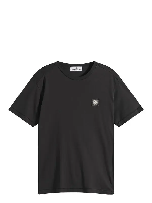 Stone Island Patch Logo T-shirt - Black