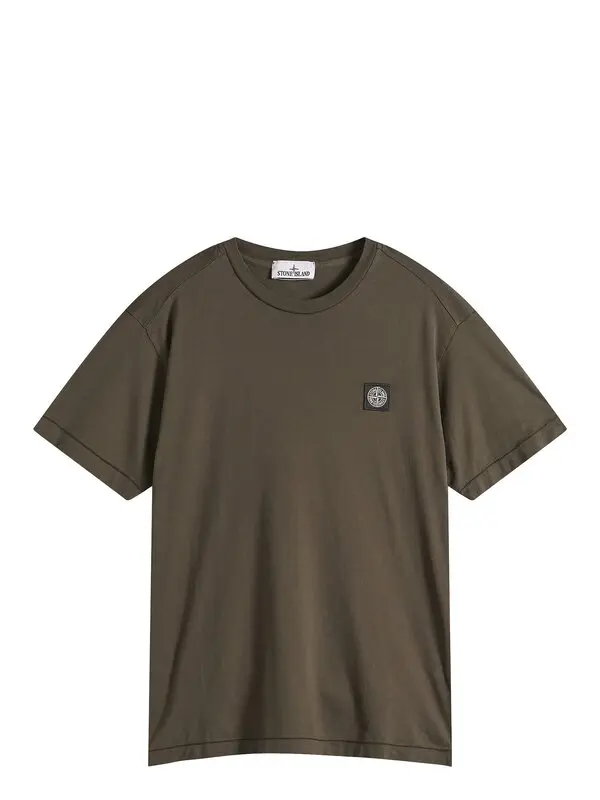 Stone Island Patch Logo T-shirt - Charcoal