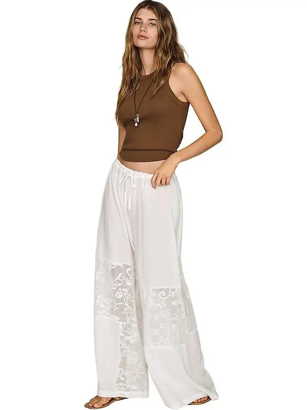 MUSE ASSEMBLY Celeste Trousers Pants - White