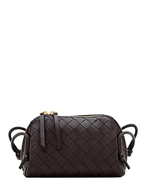 Bottega Veneta Pochette Concert Clutch - Marrone