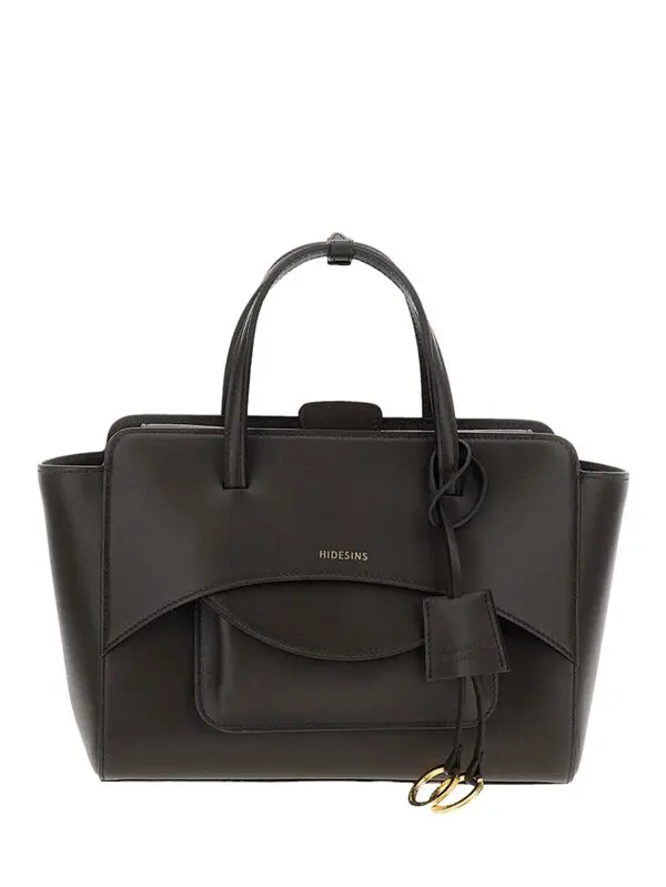 HIDESINS Leather Shoulder Bag - Marrone