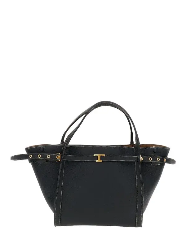 TOD'S Tim Shopping Bag Small - Nero