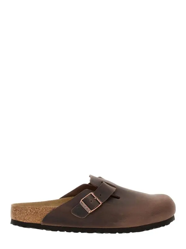 BIRKENSTOCK Boston Clogs - Marrone