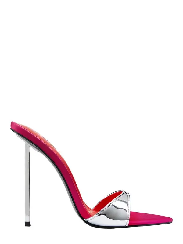 Femme La Whiskey Slipper High Heel - Red