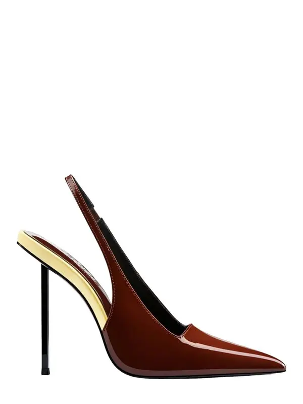 Femme La G63x Slingback 120 Two Tone Pumps - Brown