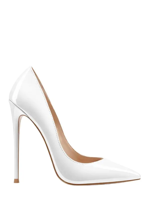 Femme La Rum Pump Stiletto Heel - White