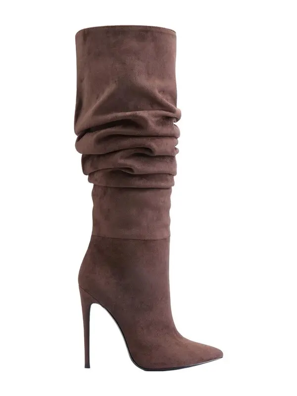 Femme La Mariel 2 Way Suede Boot - Brown