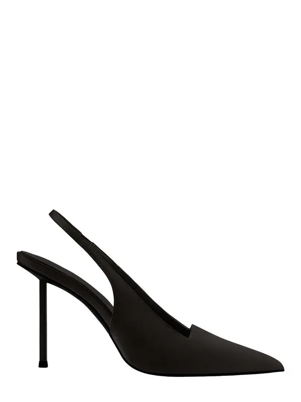 Femme La G63 Slingback Stiletto Pumps - Black