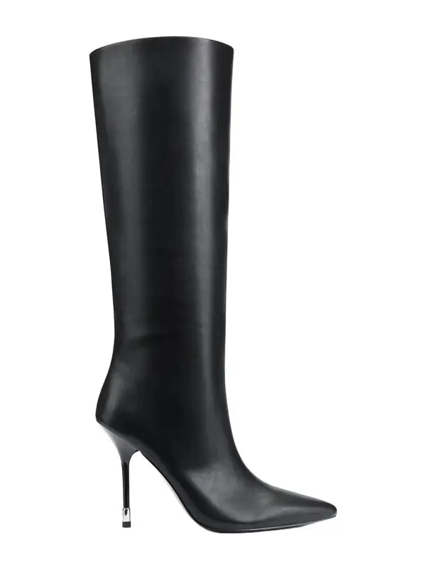 Femme La Prague Knee-high Stiletto Boots - Black