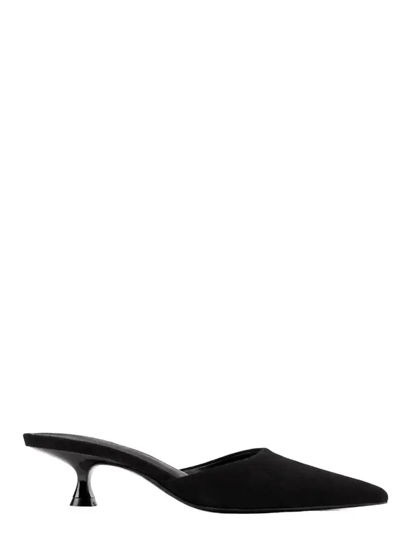 Femme La St. Honore Suede Slipper - Black