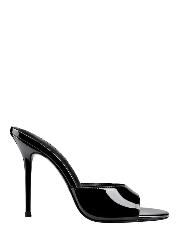 Femme La Paulo Slipper Stiletto Heel - Black
