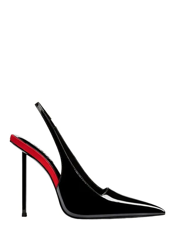 Femme La G63x Slingback 120 Two Tone Stiletto Heel - Black