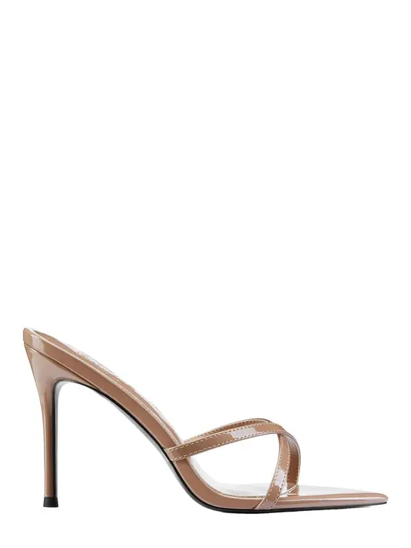Femme La Donatella 100 Stiletto Sandals - Nude