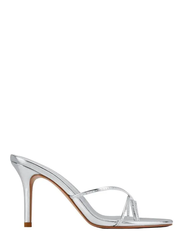 Femme La Sicilian Slipper Platinum - Silver