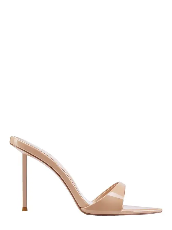 Femme La Slipper Stiletto Heel Sandals - Nude