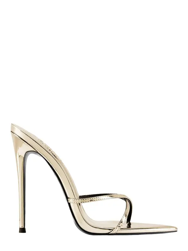 Femme La Donatella Mule Stiletto Heel - Gold