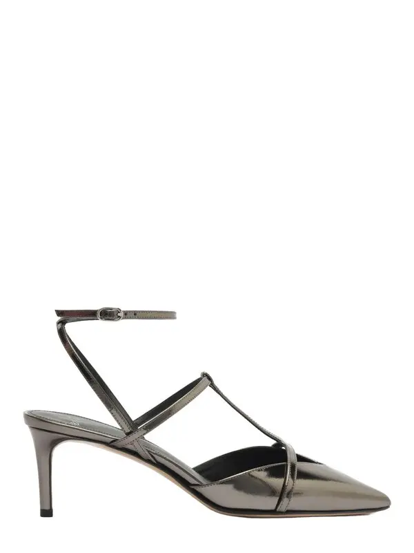 ALEXANDRE BIRMAN Serena Leather Pumps - Grey