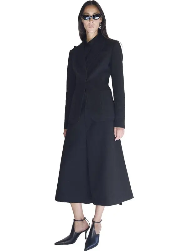 DARKPARK Naty Cotton Culotte Pants - Black