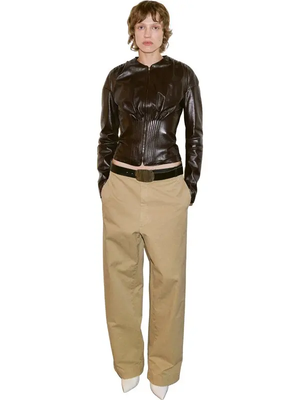 DARKPARK Rue Garment-dyed Cotton Chino Pants - Brown