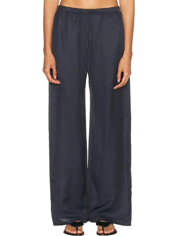 LESET Daniel Drawstring Pocket Pant - Midnight