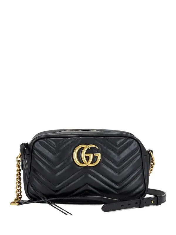 Gucci Gg Marmont Shoulder Bag - Black