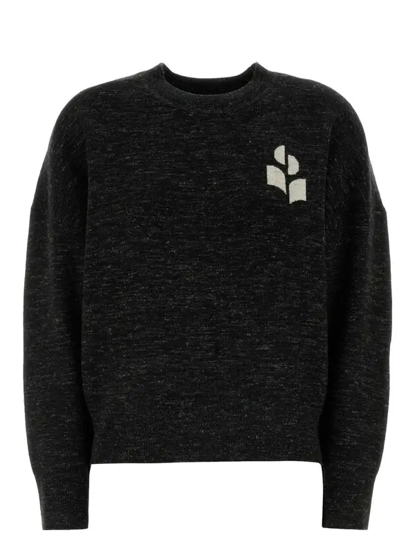 Isabel Marant Étoile Melange Viscose Blend Atlee Sweater - Black