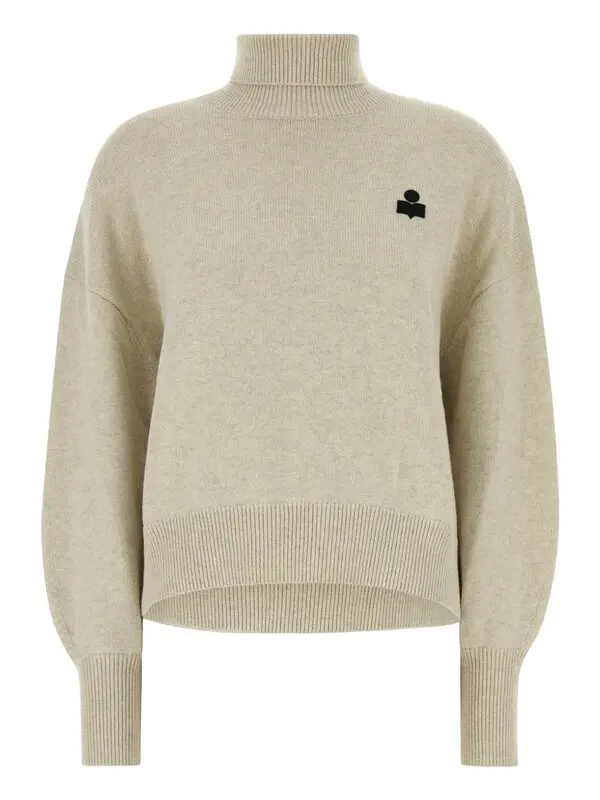 Isabel Marant Étoile Melange Cotton Blend Oversize Sweater - Brown