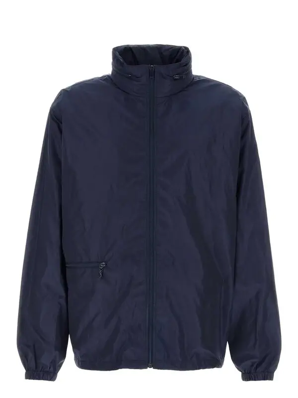 Saint Laurent Nylon Zip-up Windbreaker - Blue