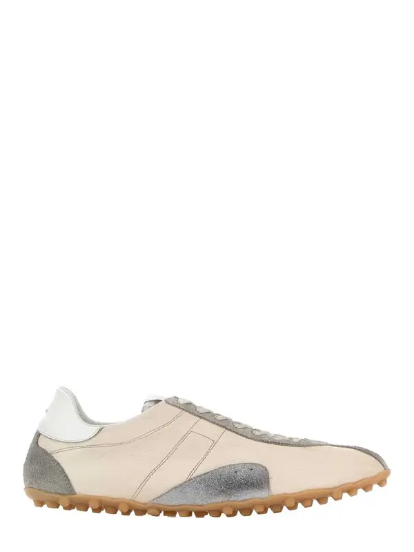 MAISON MARGIELA Two-tone Leather And Suede Sprinters Sneakers - Multicolor
