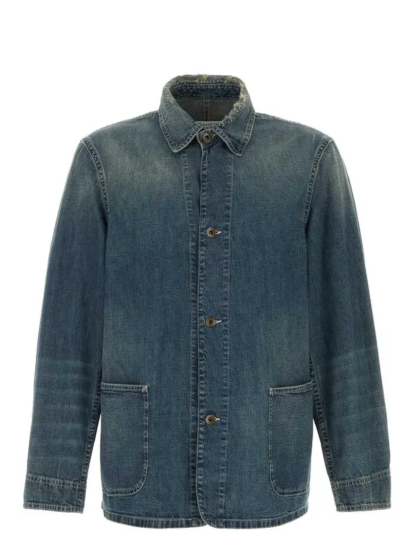 MAISON MARGIELA Denim Trucker Jacket - Blue