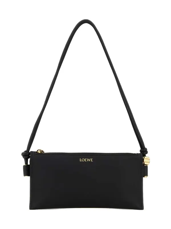 Loewe Leather Shoulder Bag - Black