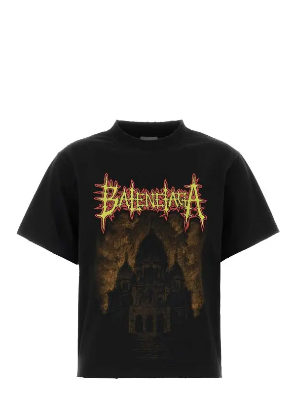Balenciaga Cotton T-shirt - Black