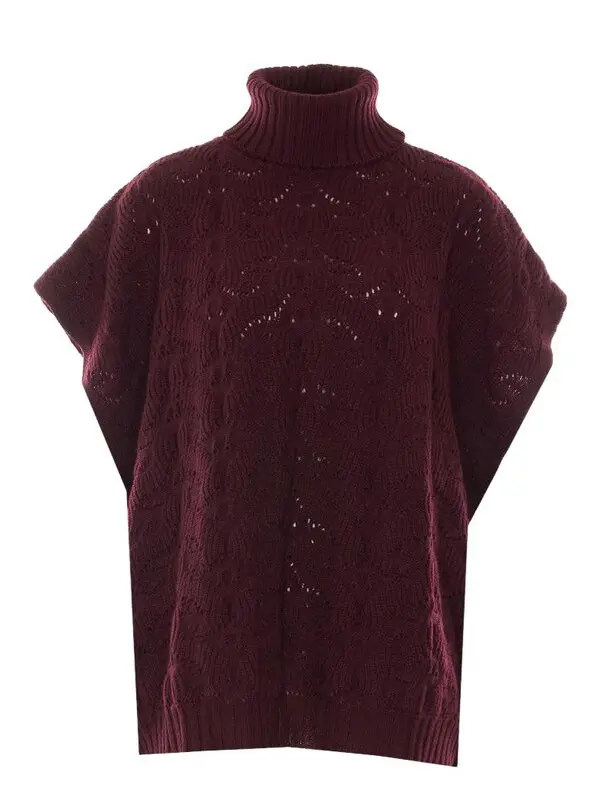 Etro Knitted Turtleneck Top - Red