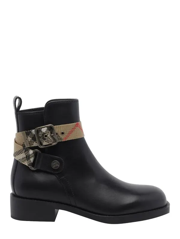 Burberry Huntley Booties - Black