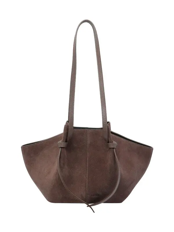 Yuzefi Suede Mochi Shoulder Bag - Brown