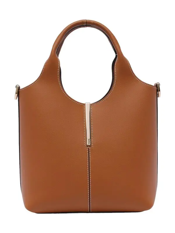 TOD'S Mini Shopping Tote Bag - Brown