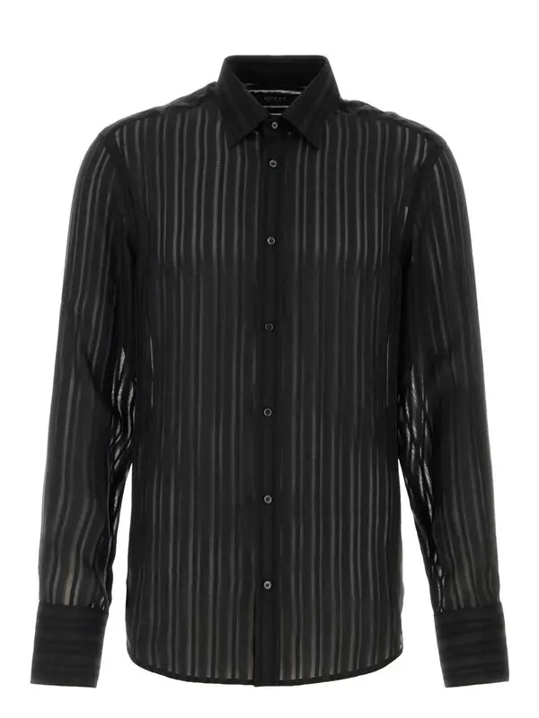 Gucci Silk Shirt - Black