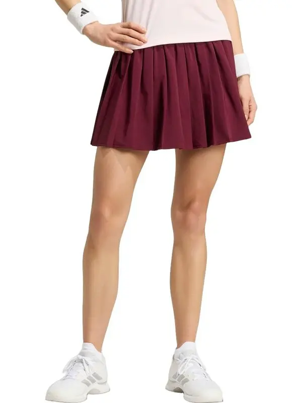 Adidas Pleated Tennis Skirt - Maroon