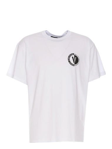 Versace Jeans Couture Contrast Logo T-shirt - White