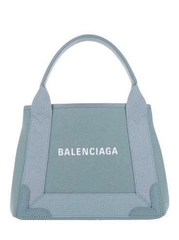 Balenciaga Navy Cabas Xs Tote Bag - Blue