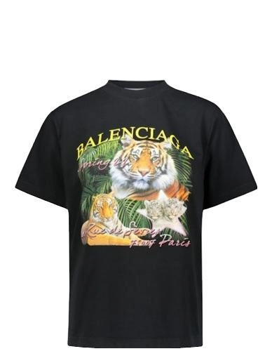 Balenciaga Year Of The Tiger Graphic T-shirt - Black