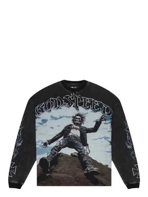 GODSPEED Rocker Long Sleeve T-shirt - Black