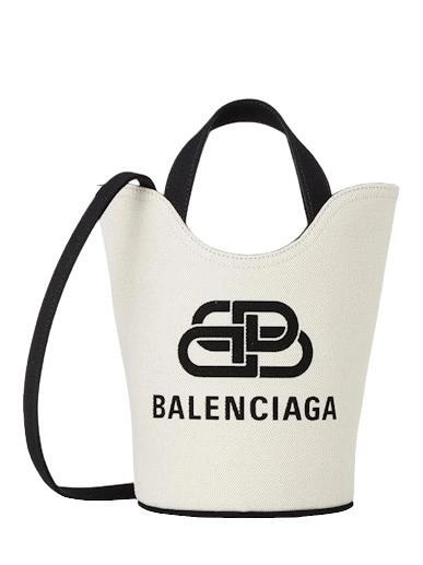 Balenciaga Wave Xs Tote Bag - Black/white