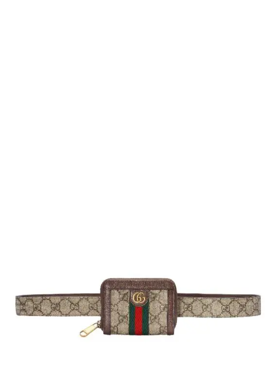 Gucci Ophidia Gg-jacquard Belt Bag - Beige/ebony