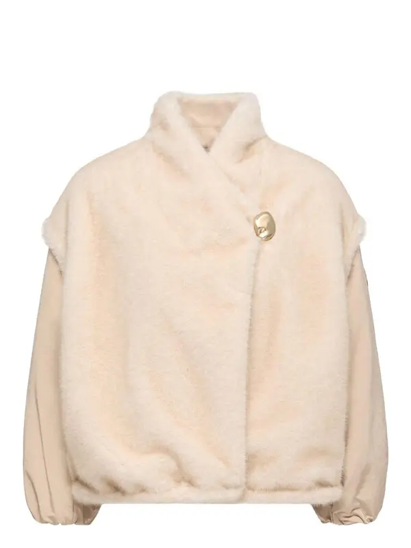 Moncler Chardonneret 2-in-1 Reversible Down Jacket - Beige