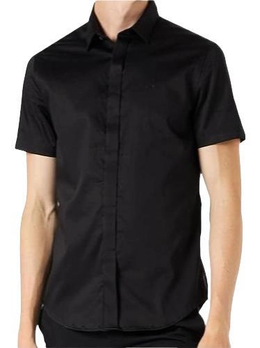 Emporio Armani Short-sleeved Shirt - Black